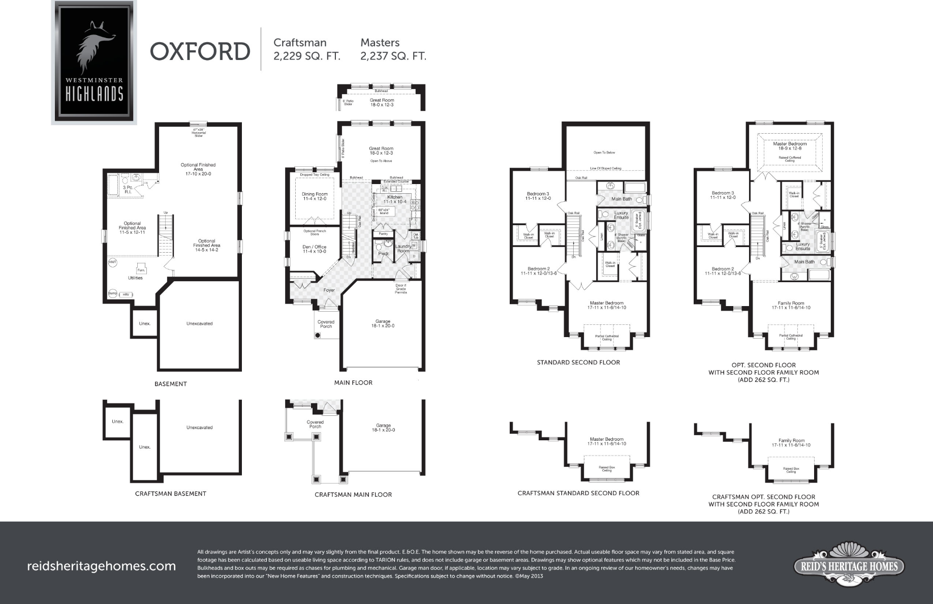 Westminster Highlands | Oxford | Floor Plans and Pricing