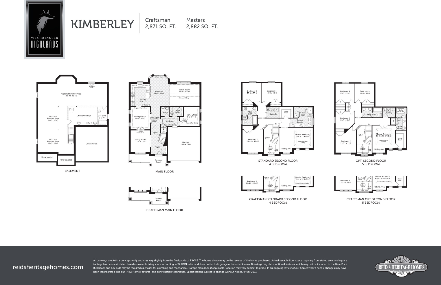 Westminster Highlands - Kimberley Floor Plan, Centre Wellington ON | Livabl