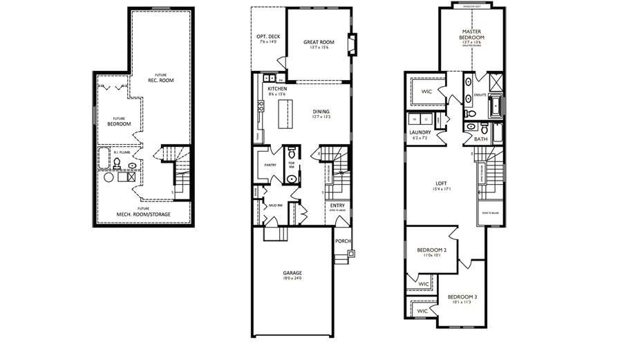 Horizons at Williamstown - Guildford Floor Plan, Airdrie AB | Livabl