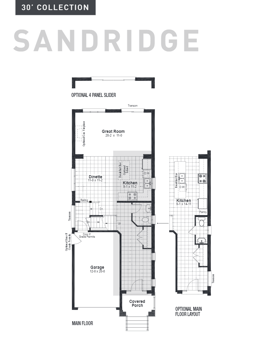 Grasslands of Stauffer Woods Phase II | Sandridge 30' B | Floor Plans ...