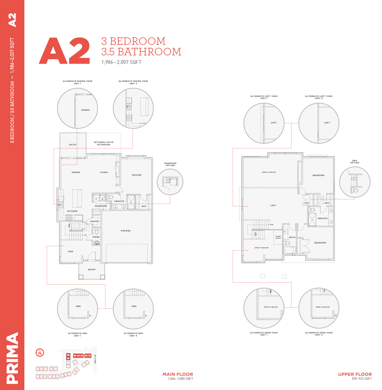 Prima - A2 Floor Plan, Surrey BC | Livabl