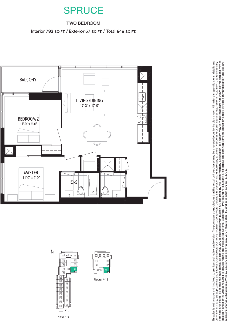 The Colours of Emerald City | Spruce | Floor Plans and Pricing