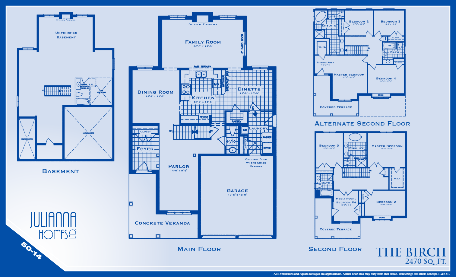 The Birch floor plan at Riverside Shores Lindsay in Kawartha Lakes, ON