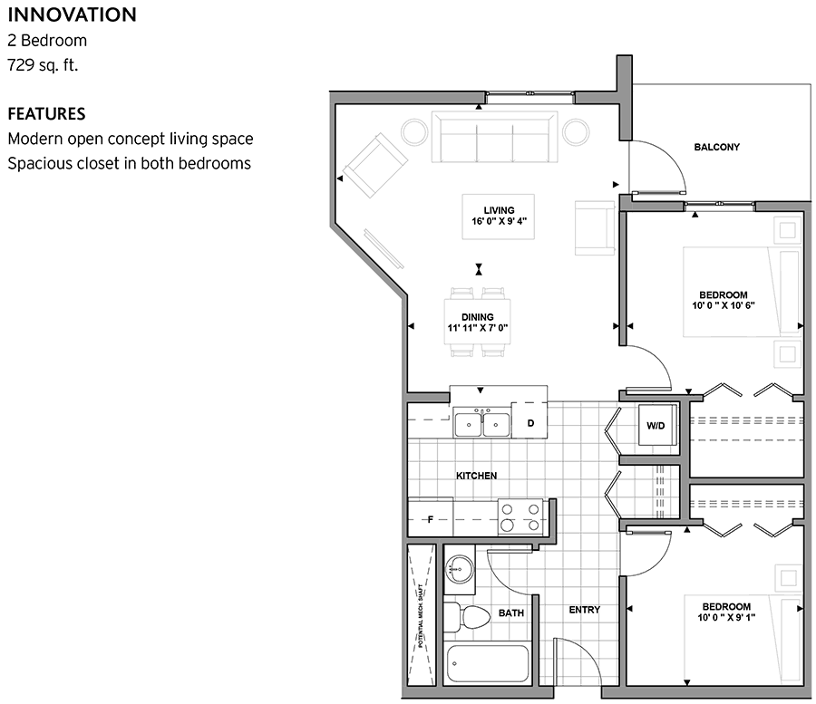 Erin Ridge Gate - Innovation Floor Plan, St. Albert AB | Livabl