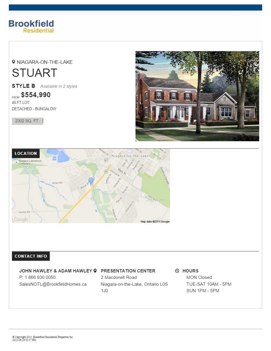 The Village by Brookfield Homes | Stuart B | Floor Plans and Pricing