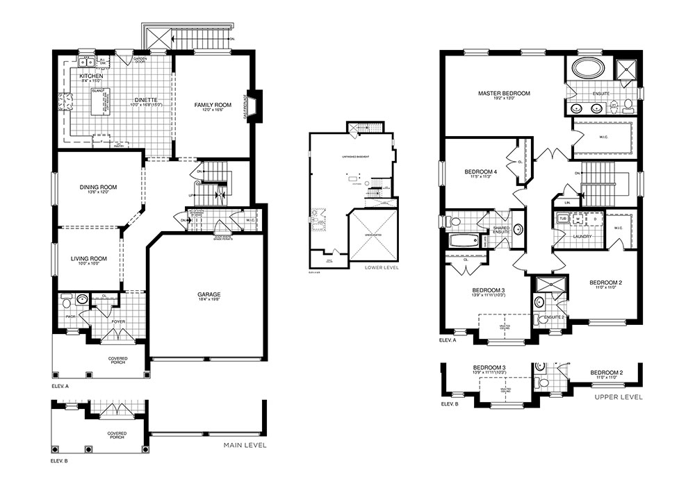 The Classics of Brampton - The Vienna Floor Plan, Brampton ON | Livabl