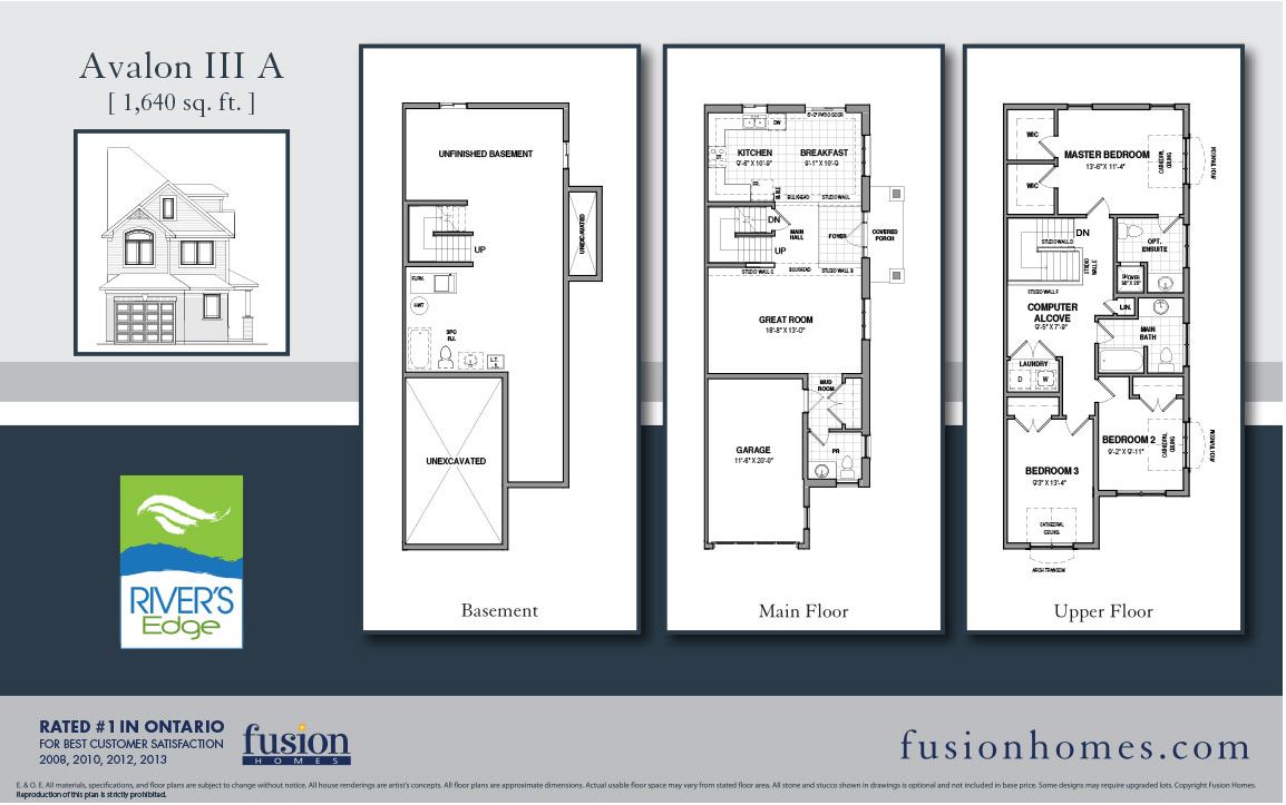 Natura | The Avalon II | Floor Plans and Pricing