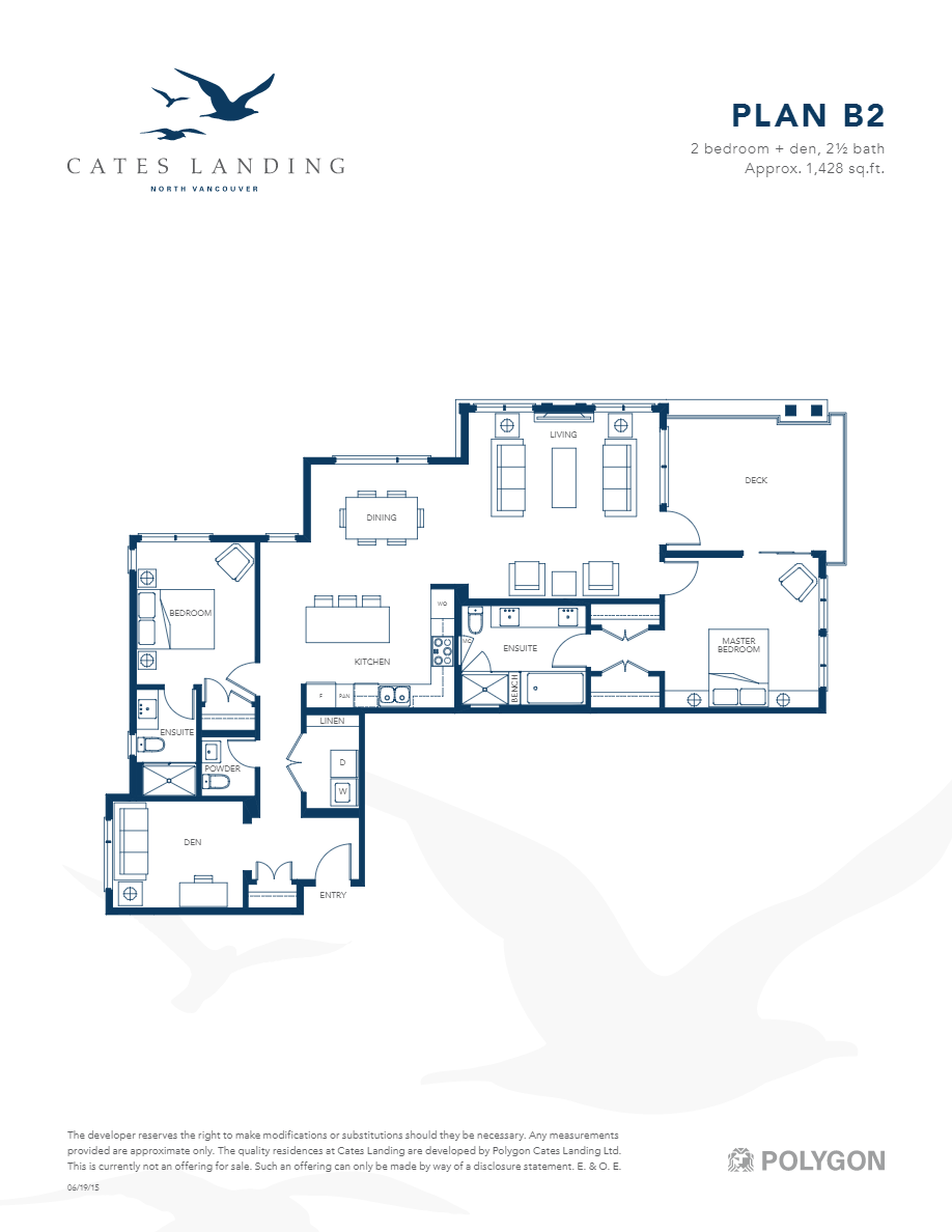 Cates Landing - B2 Floor Plan, North Vancouver BC | Livabl
