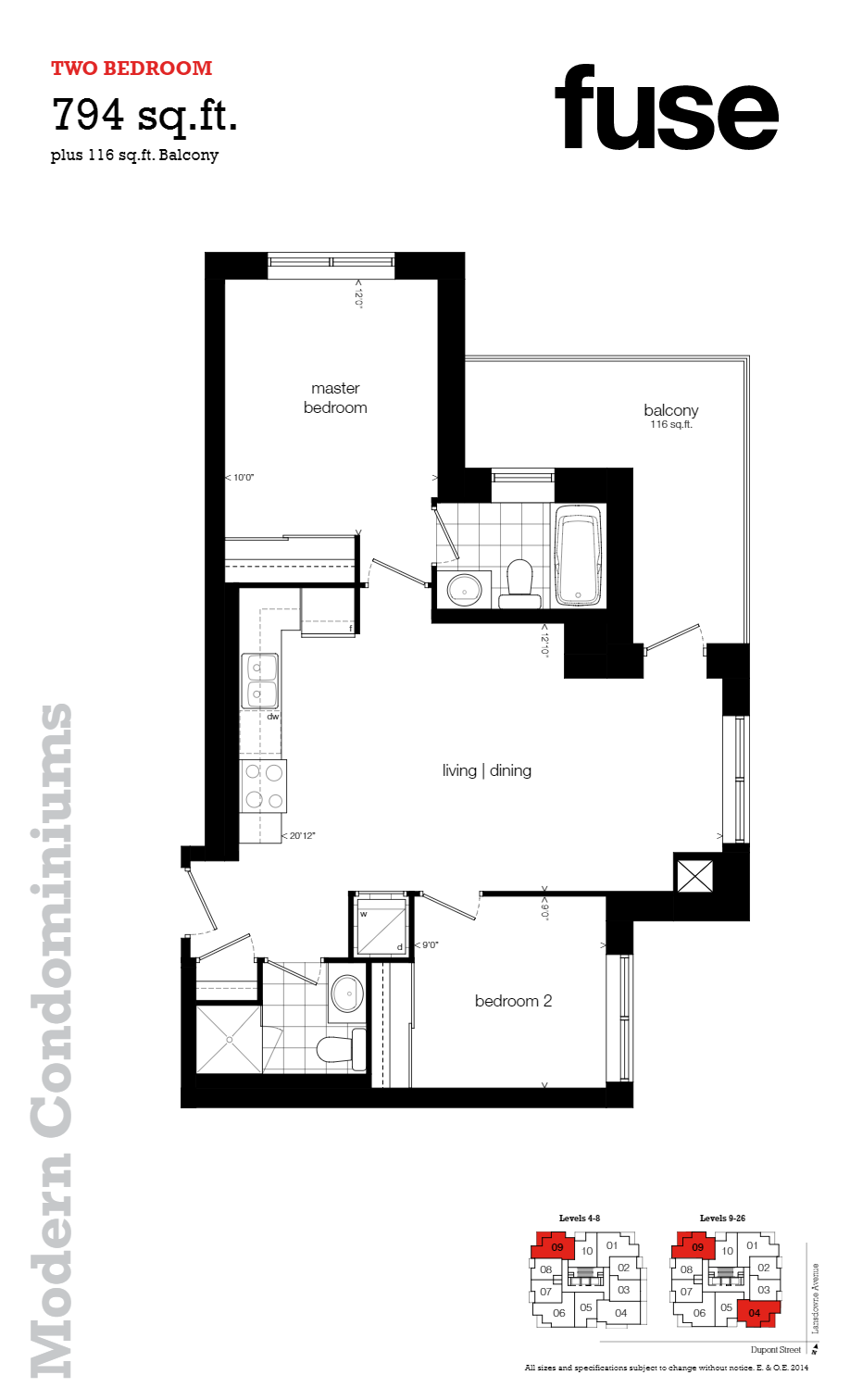 Fuse Condos | 794 | Floor Plans and Pricing