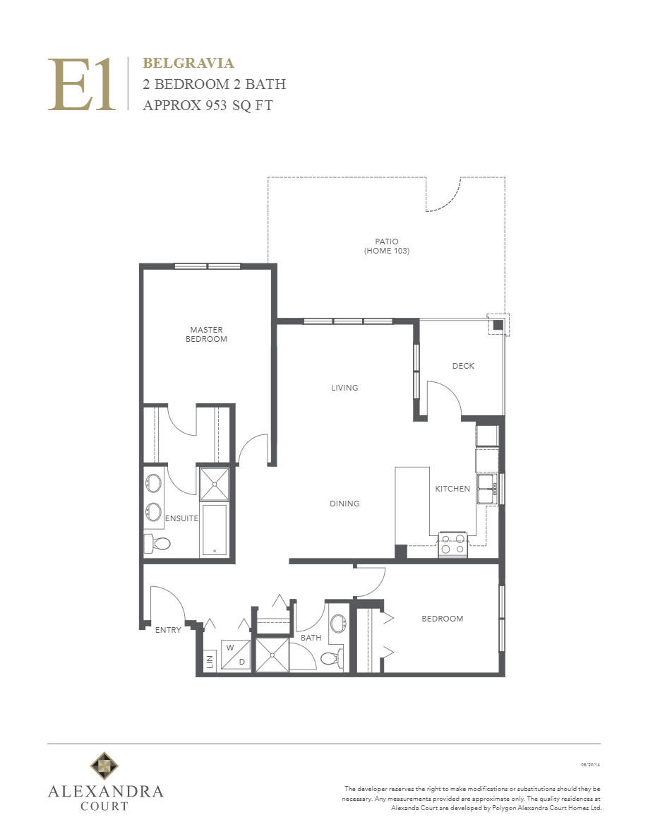 Alexandra Court - Plan E1 Floor Plan, Richmond BC | Livabl