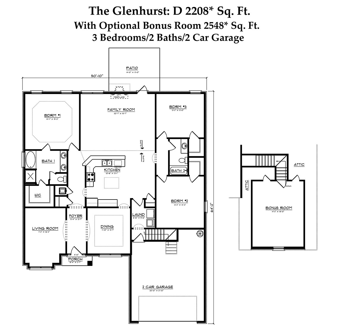 Andhurst Walk | The Glenhurst | Floor Plans and Pricing