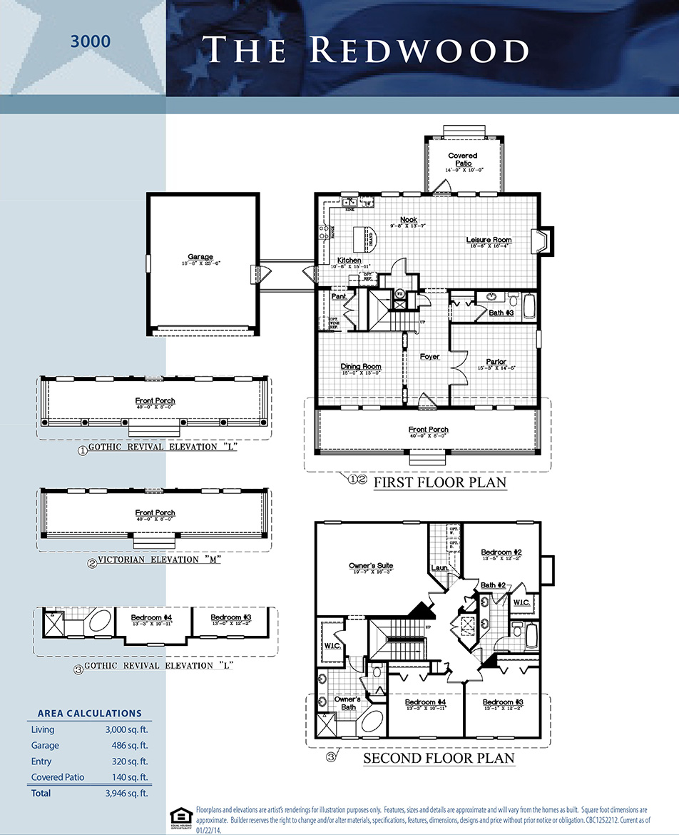 Woods of Lake Helen | The Redwood | Floor Plans and Pricing