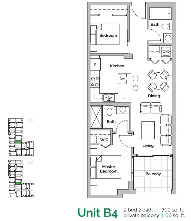 Radius Bridgeland | B4 | Floor Plans and Pricing