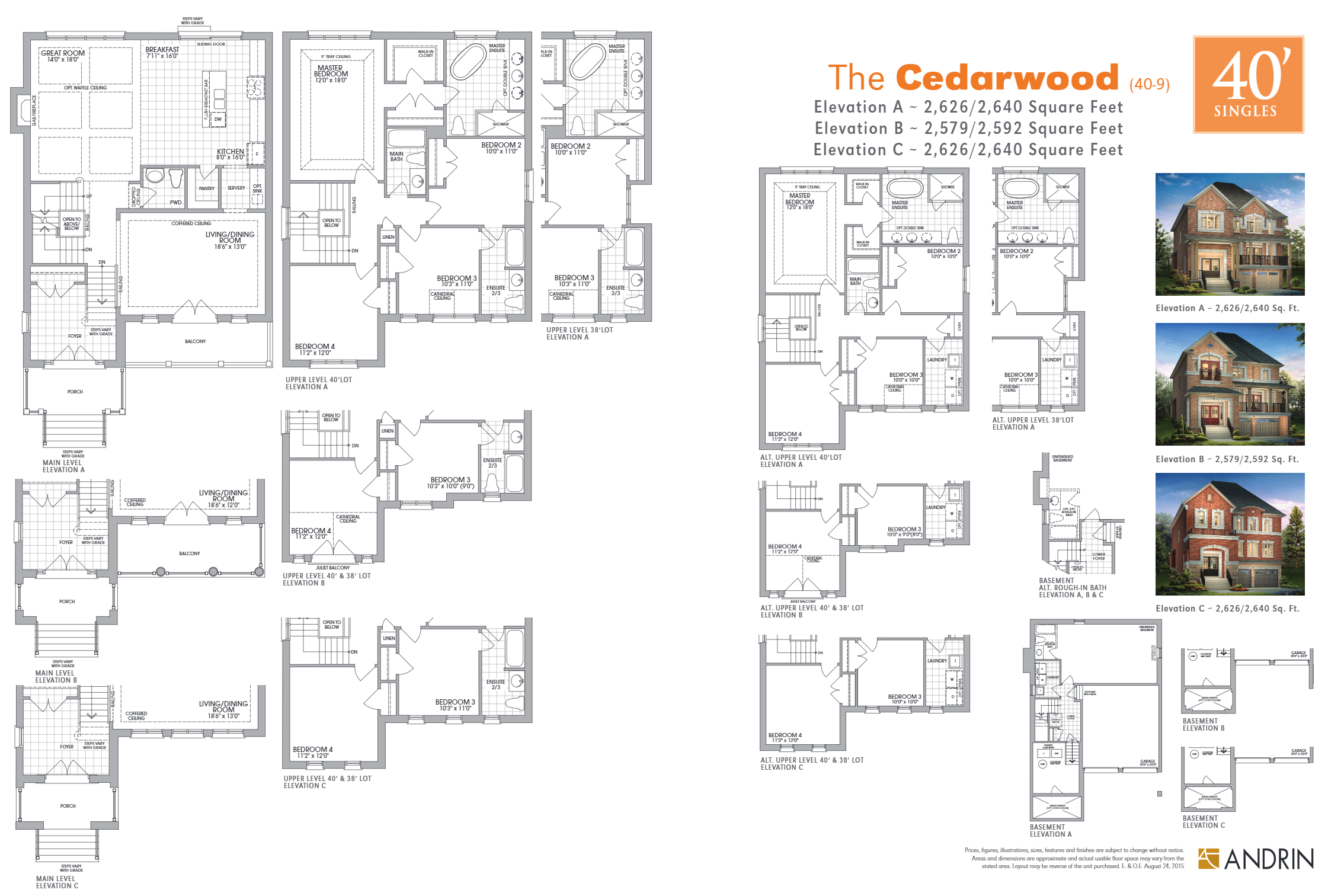 Hillsborough - The Cedarwood Floor Plan, East Gwillimbury ON | Livabl