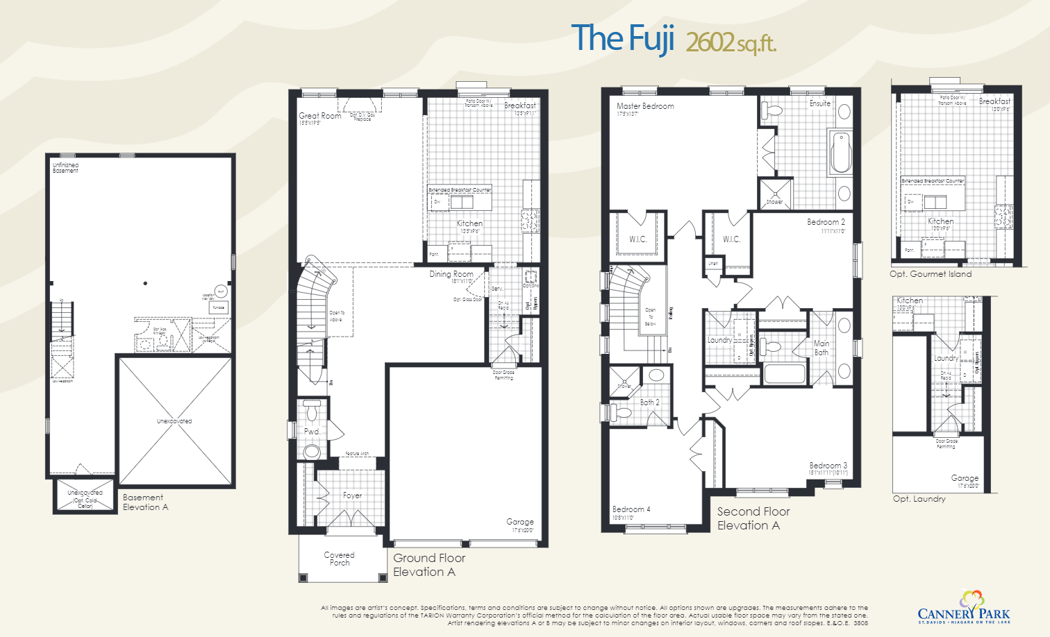 Cannery Park | The Fuji | Floor Plans and Pricing