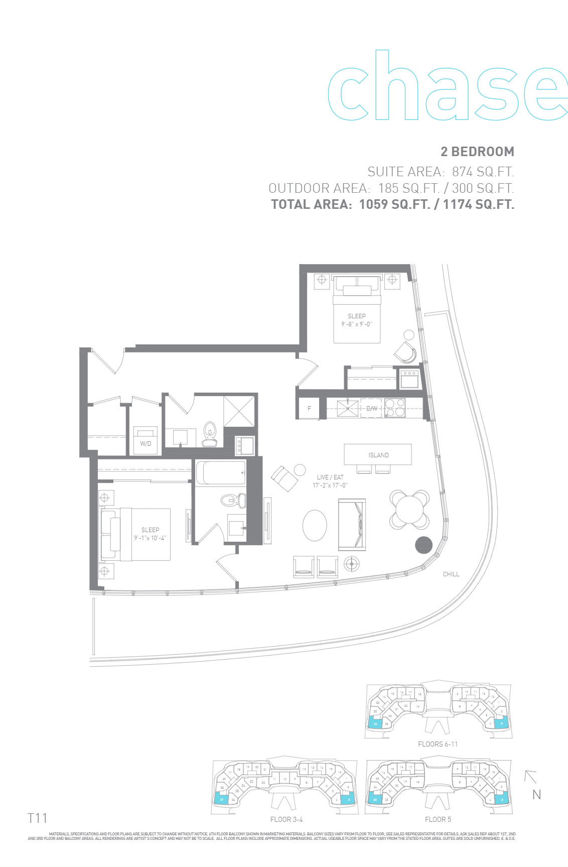 Flaire Condos - Chase Floor Plan, Toronto ON | Livabl