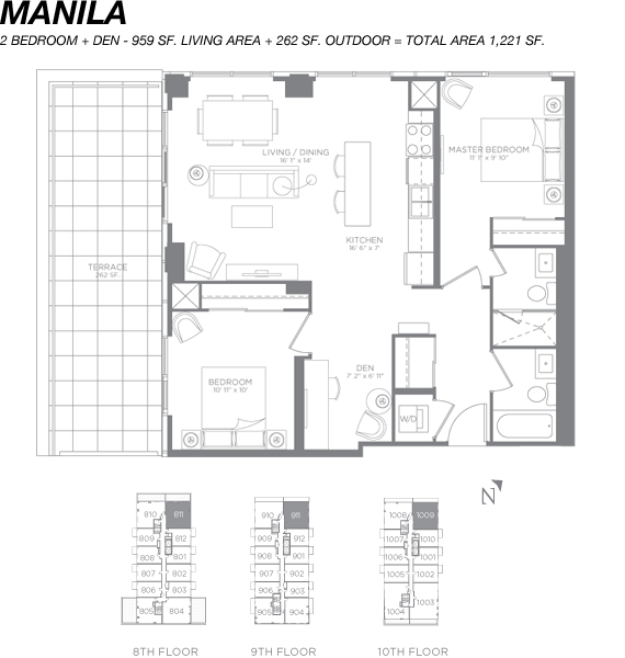 Life Condos - Manila Floor Plan, Toronto ON | Livabl
