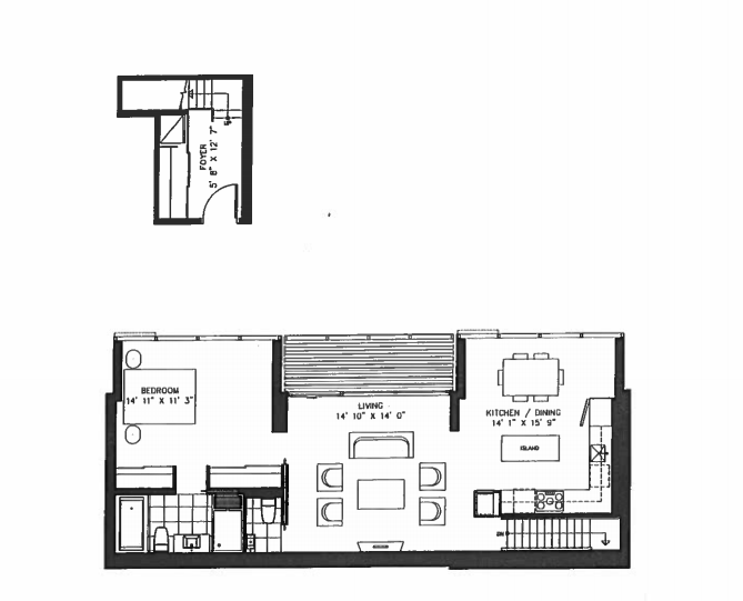 629 King Residences | 1412 | Floor Plans and Pricing