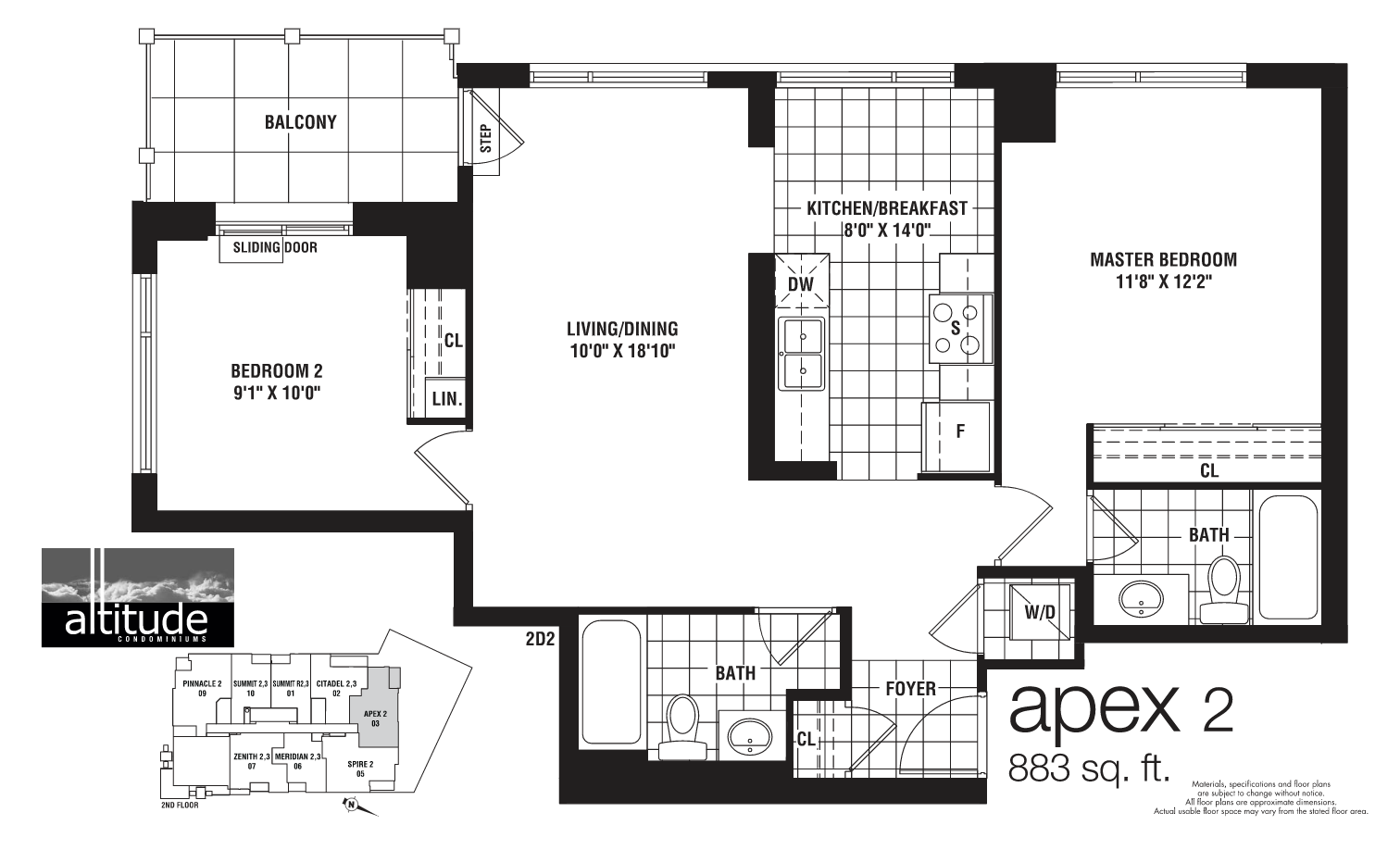 Altitude Condominiums | Apex | Floor Plans and Pricing