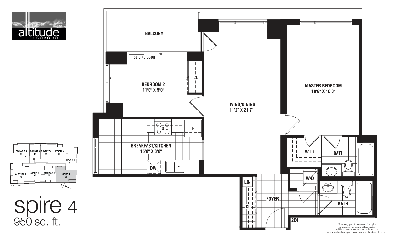 Altitude Condominiums | Spire | Floor Plans and Pricing