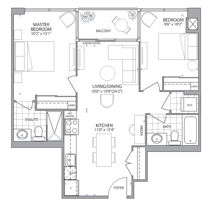 Victoria Common Condos | 2B | Floor Plans and Pricing