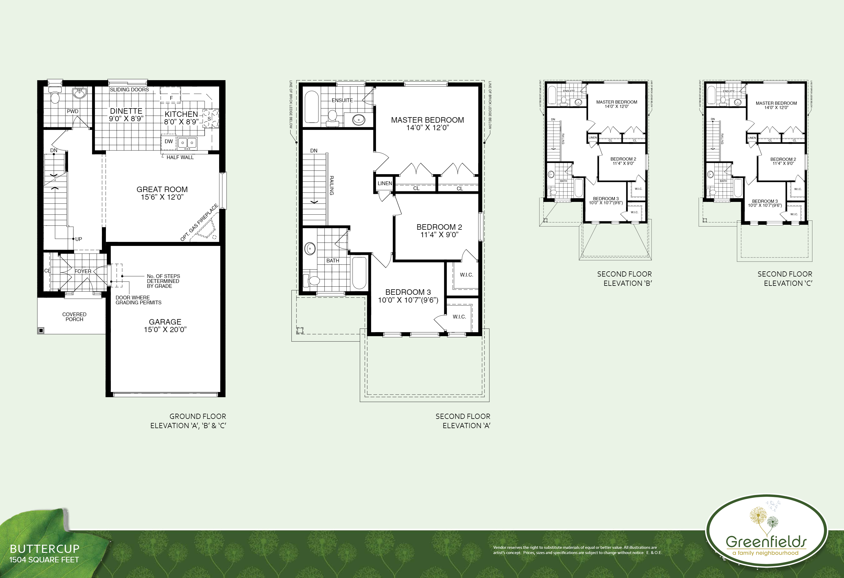 Greenfields | Buttercup | Floor Plans and Pricing