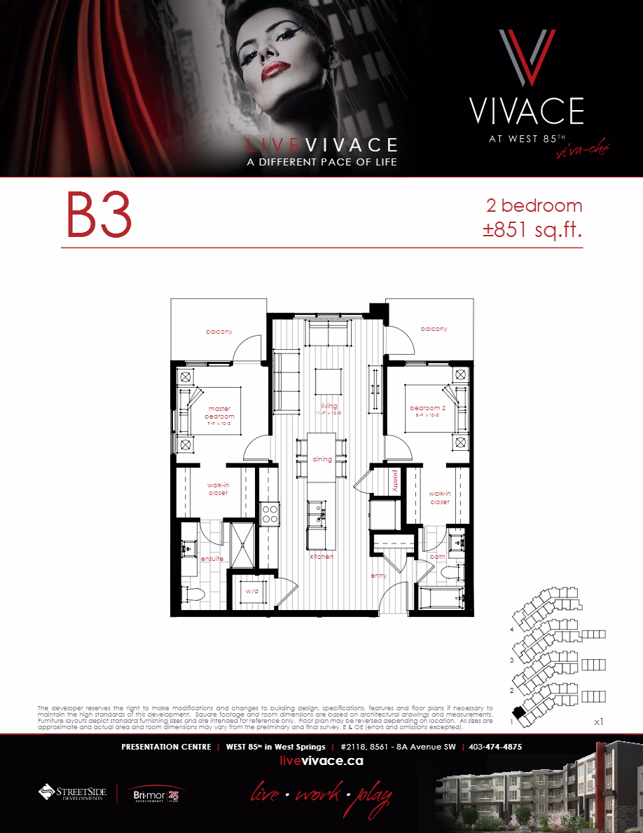 Vivace at West 85th | B3 | Floor Plans and Pricing