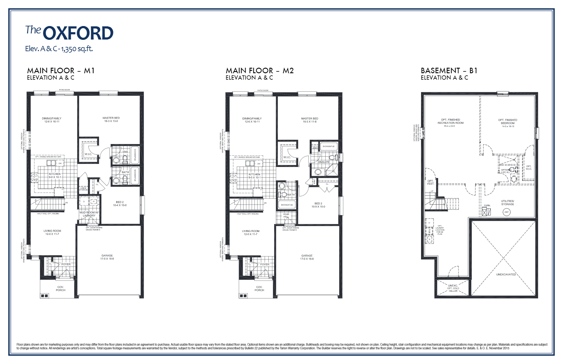Simply Grand | The Oxford | Floor Plans and Pricing