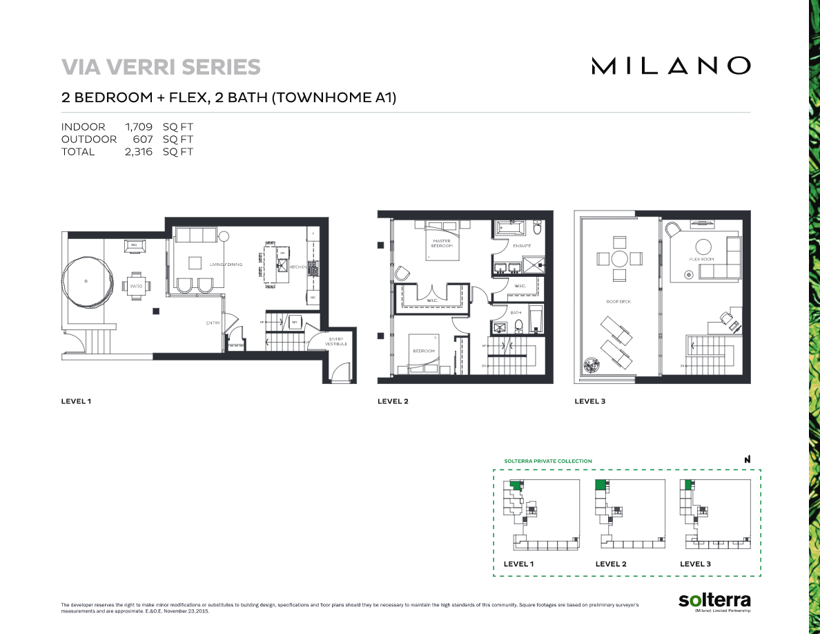 Milano - Via Verri Series Floor Plan, Burnaby BC | Livabl