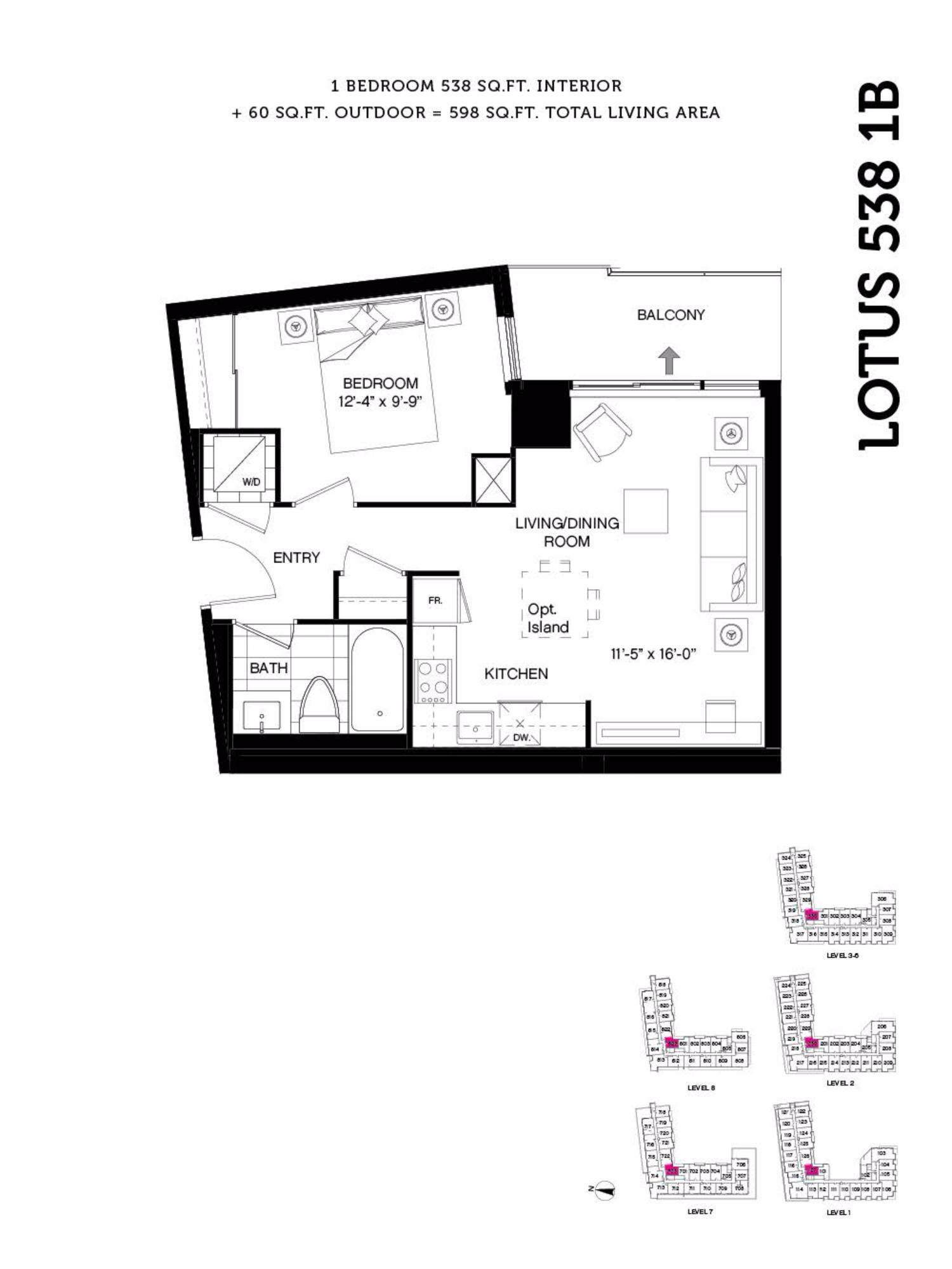 Lotus Condos | 1B | Floor Plans and Pricing