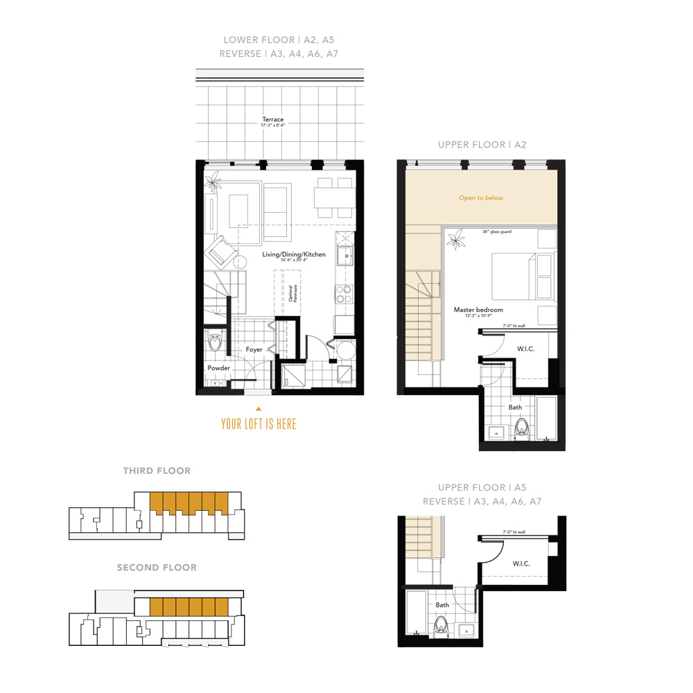 The Lofts at Tribeca | Beach A2 | Floor Plans and Pricing
