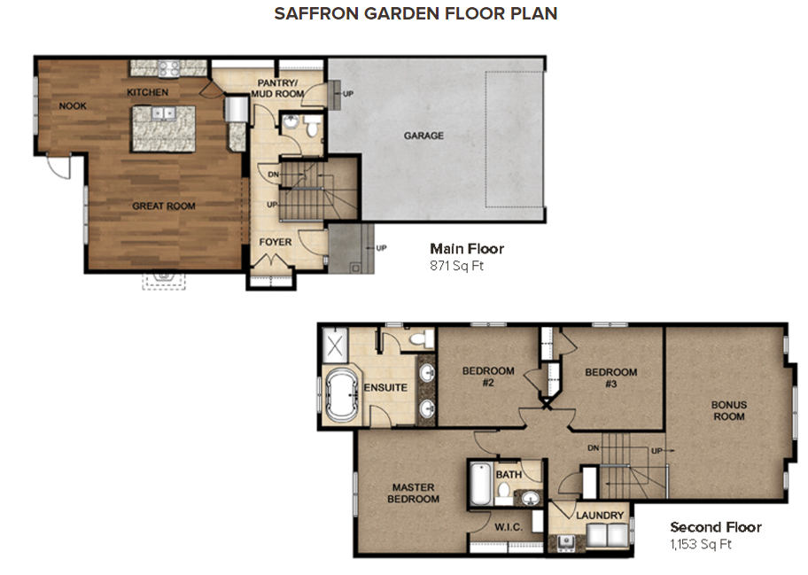 Keswick on the River | Saffron Garden | Floor Plans and Pricing