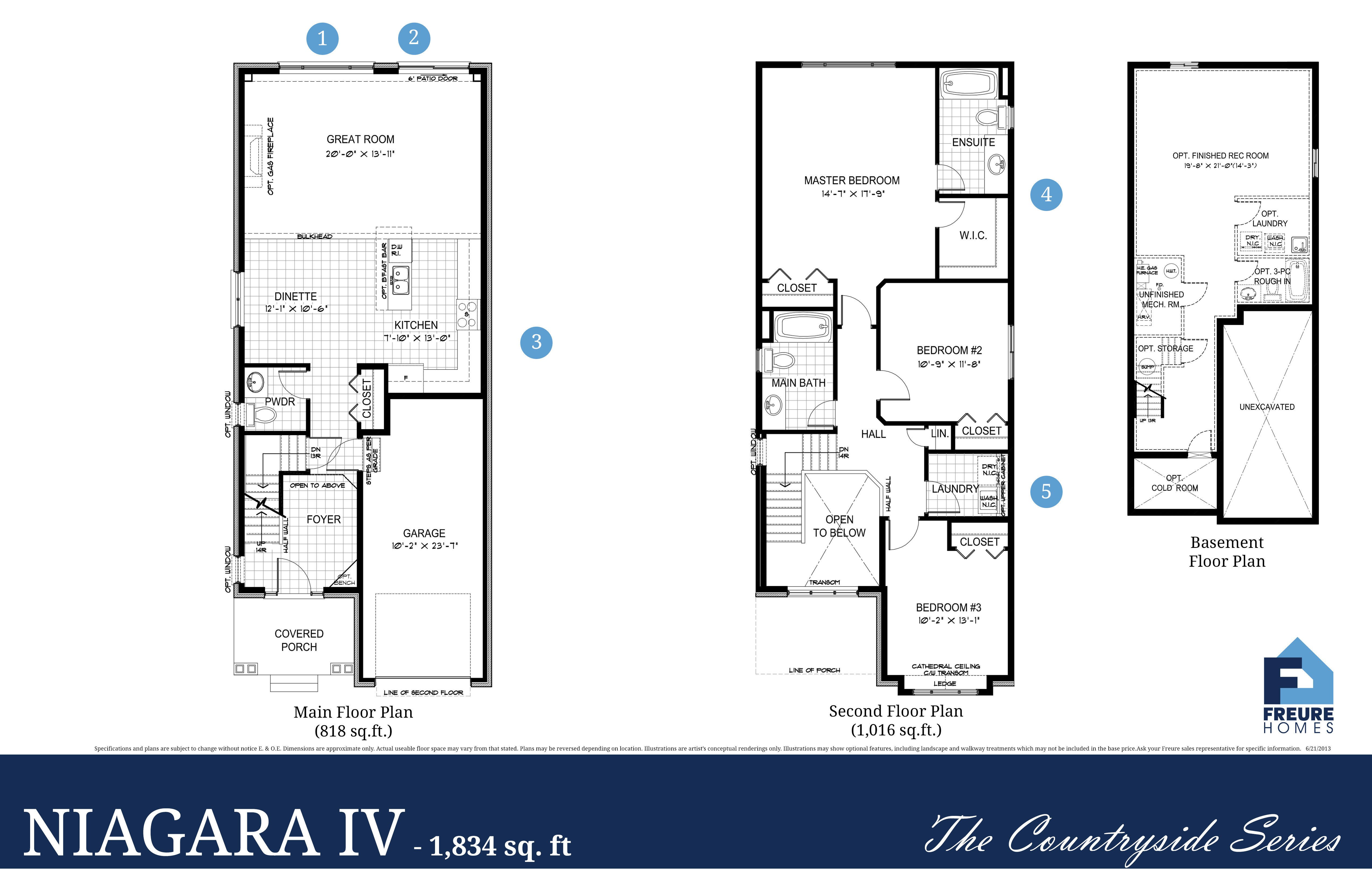 Grasslands of Stauffer Woods - Niagara IV Floor Plan, Kitchener ON | Livabl