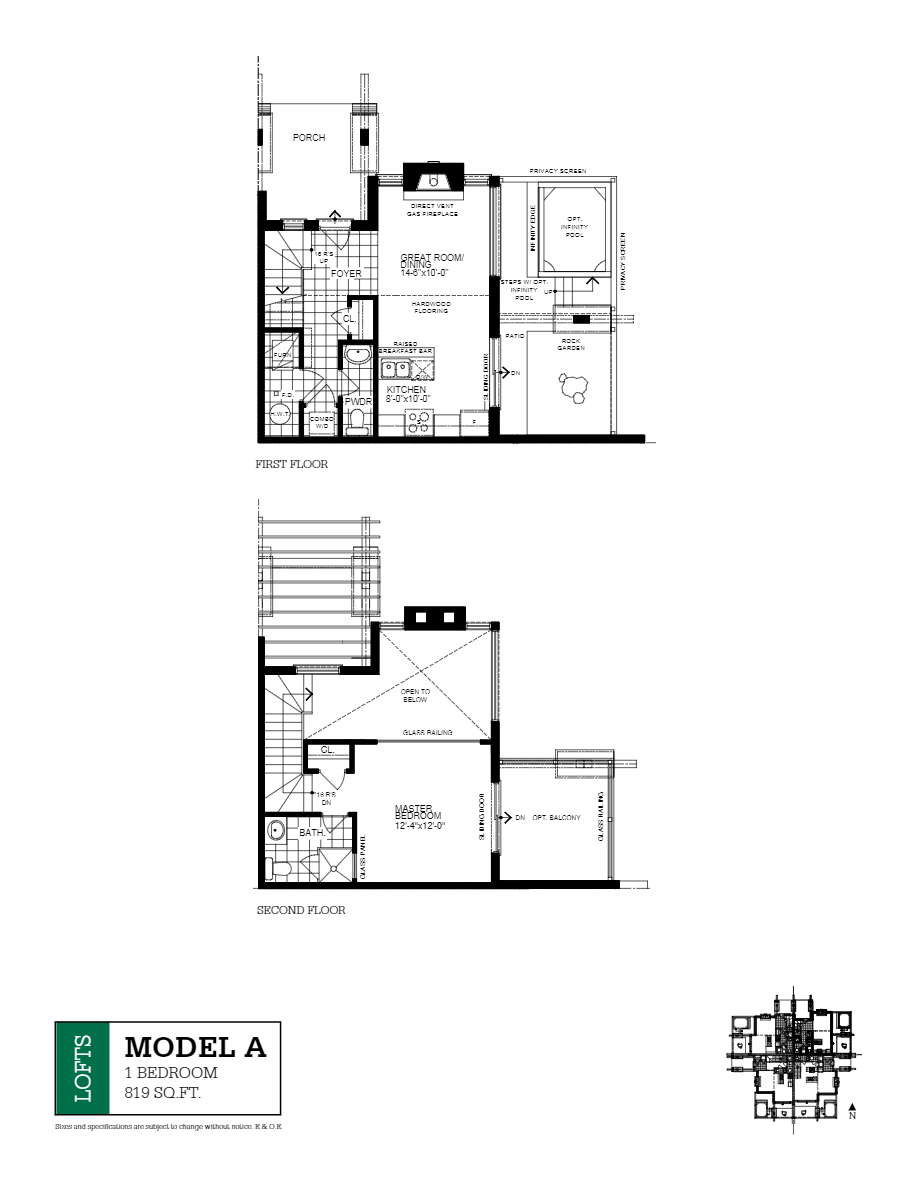 Muskoka Bay Resort - Model A Floor Plan, Gravenhurst ON | Livabl