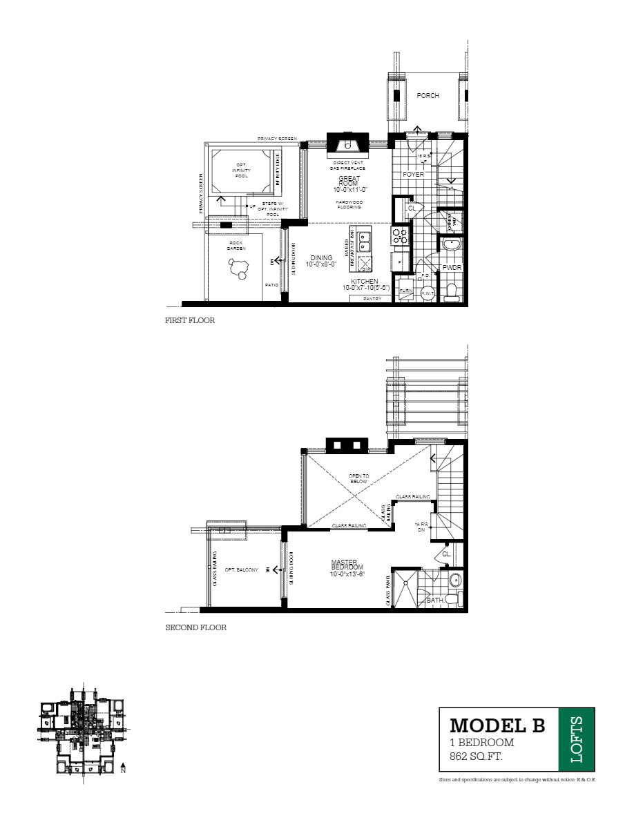 Muskoka Bay Resort - Model B Floor Plan, Gravenhurst ON | Livabl