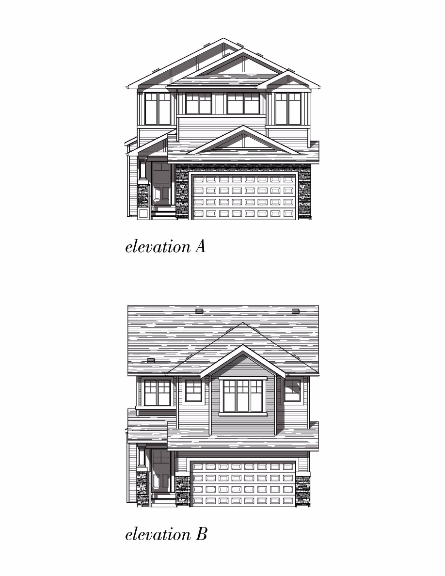 Glenridding Ravine Townhomes - Santiago Floor Plan, Edmonton AB | Livabl