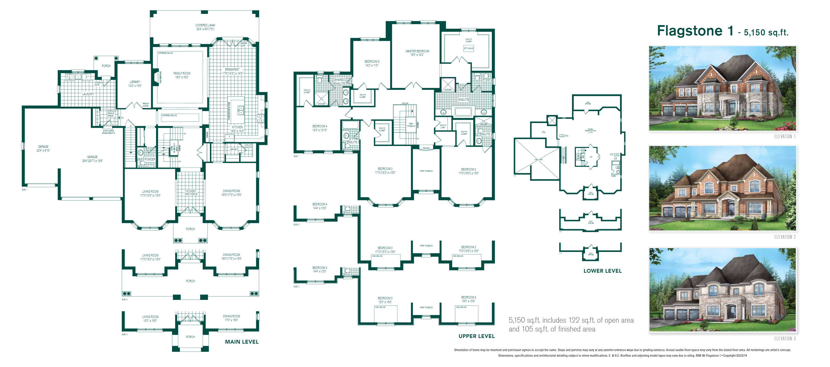 Vales of the Humber - Flagstone 1 Floor Plan, Brampton ON | Livabl