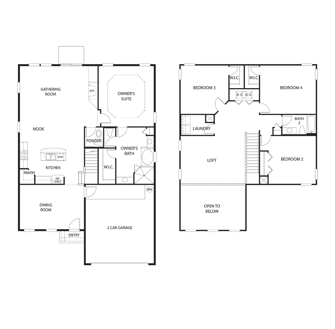 Palm floor plan at Blue Lake Estates in Jacksonville West, FL