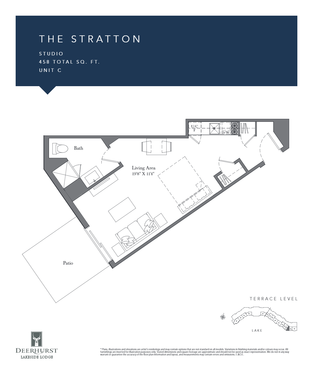 Deerhurst Lakeside Lodge - The Stratton Floor Plan, Huntsville ON | Livabl