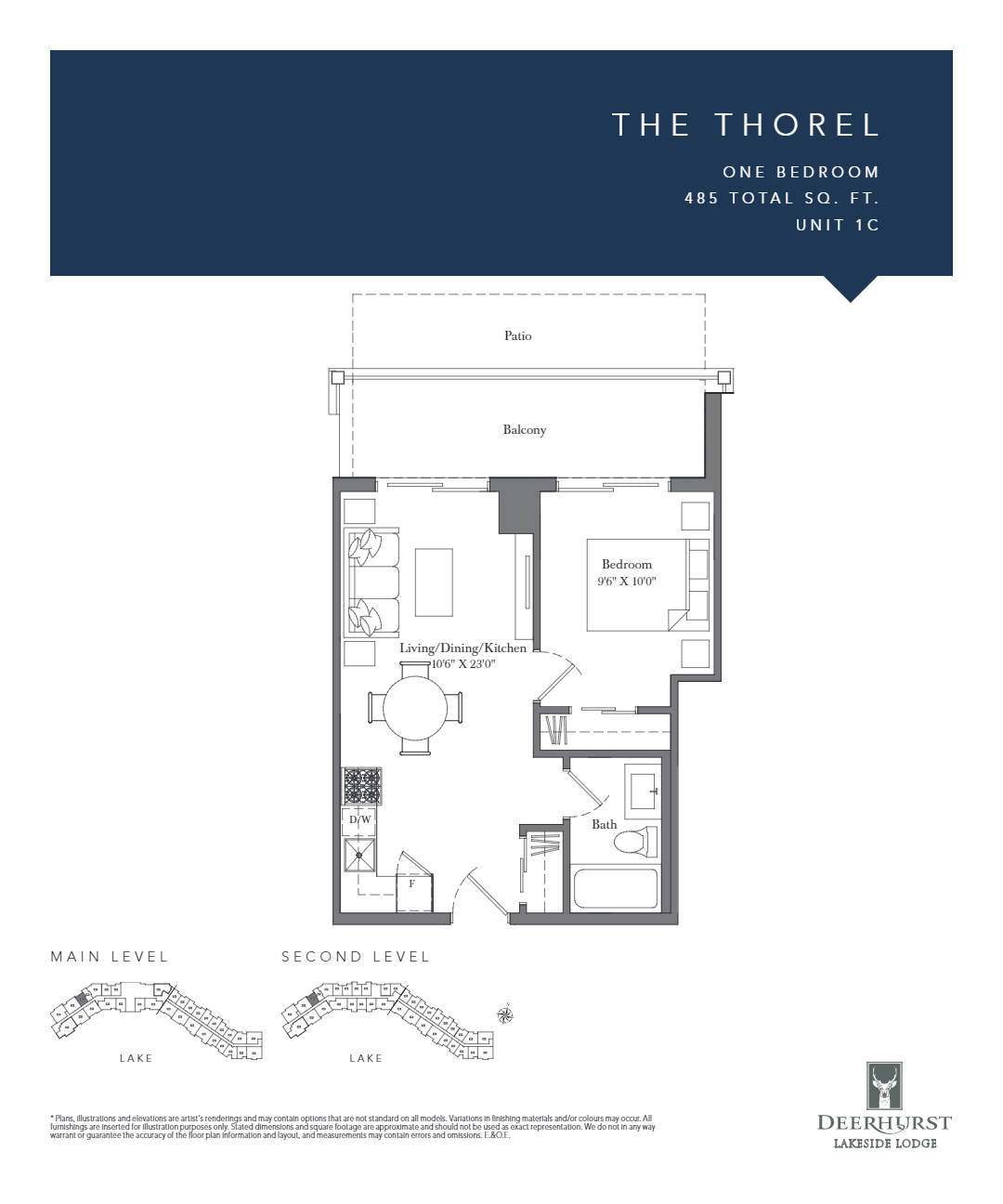 Deerhurst Lakeside Lodge | The Thorel | Floor Plans and Pricing