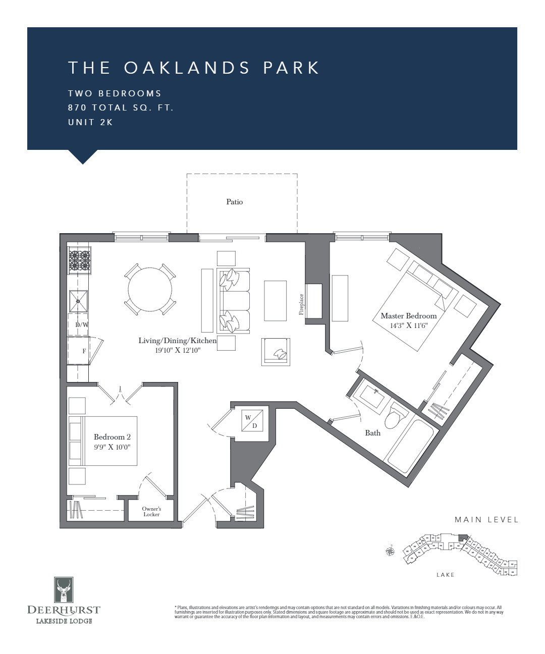 Deerhurst Lakeside Lodge | The Oaklands Park | Floor Plans and Pricing