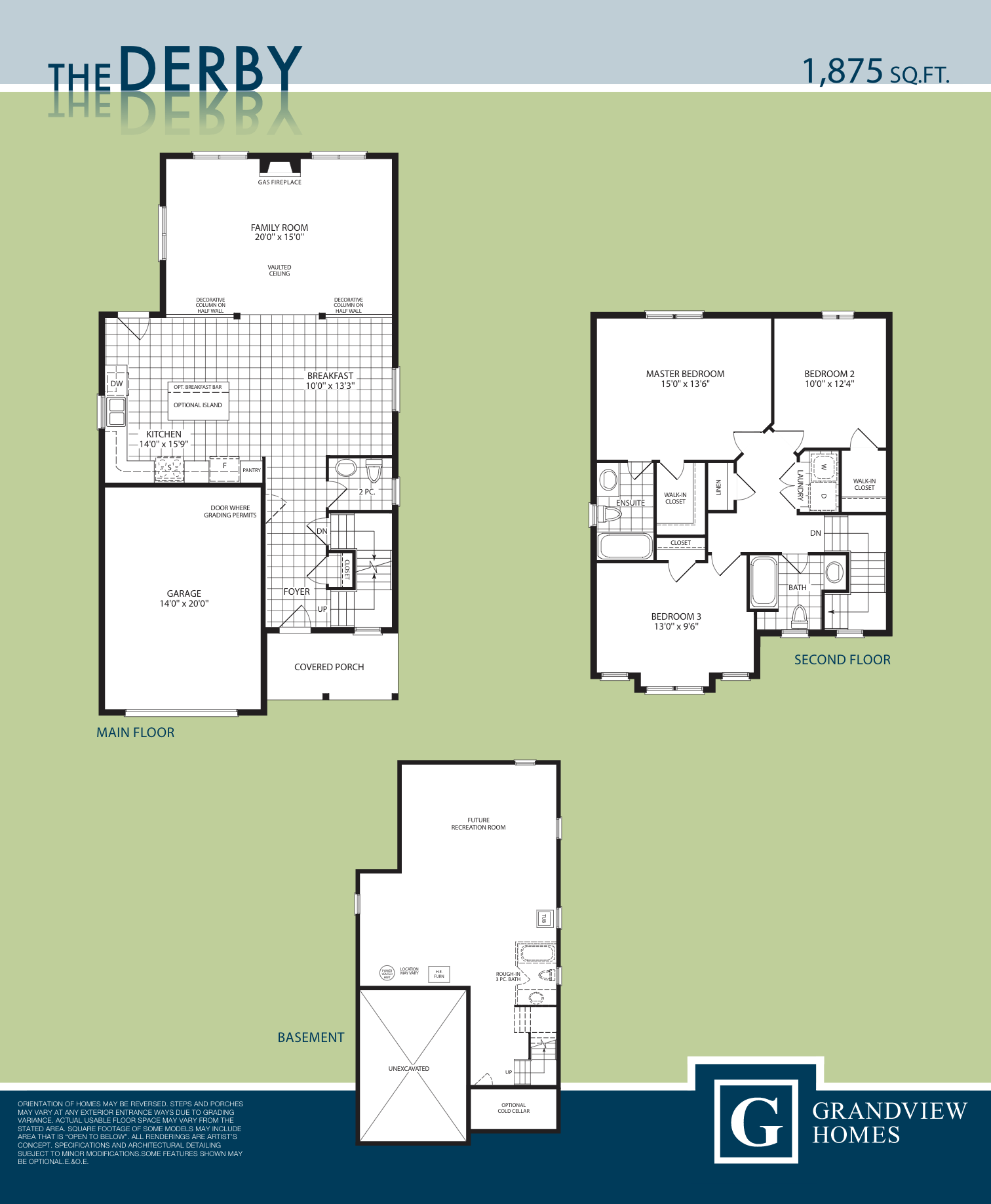 Mountaincroft Phase VI - The Derby Floor Plan, Collingwood ON | Livabl