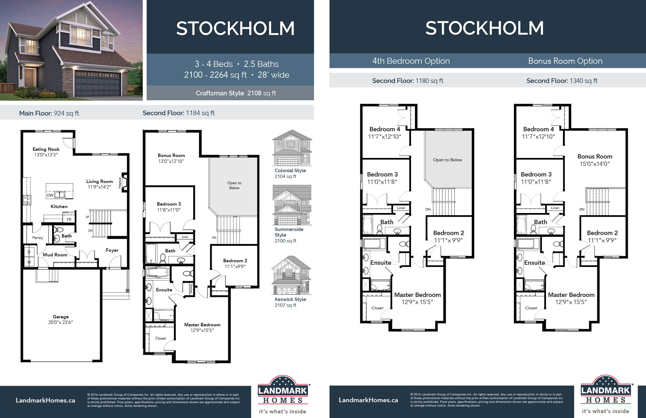 Summerside - Stockholm Floor Plan, Edmonton AB | Livabl