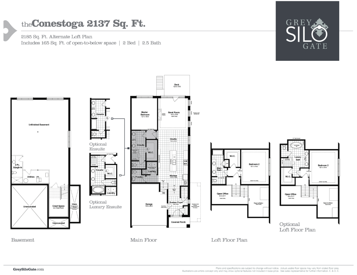 Grey Silo Gate | The Conestoga | Floor Plans and Pricing