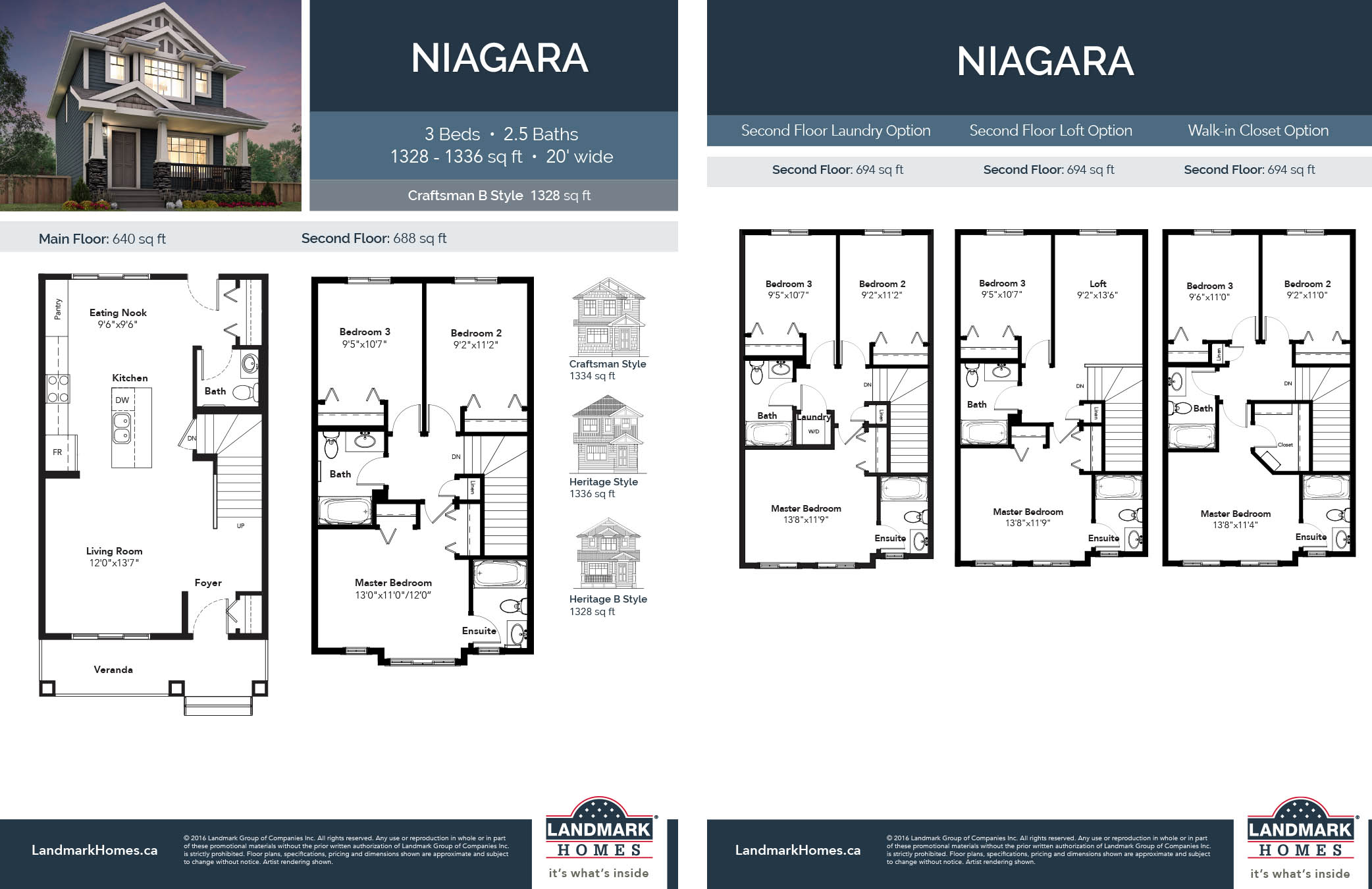 Rosenthal - Niagara Floor Plan, Edmonton AB | Livabl