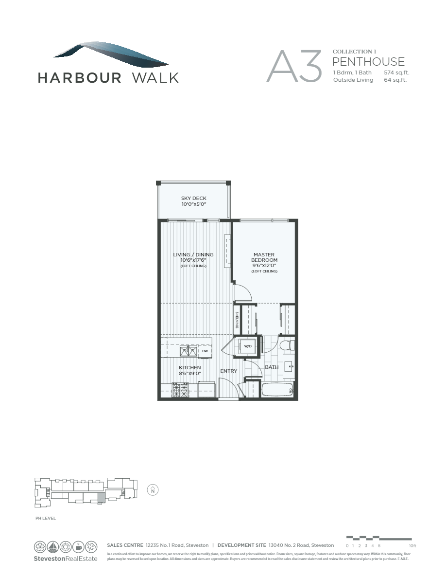 Harbour Walk - A3 Floor Plan, Richmond BC | Livabl