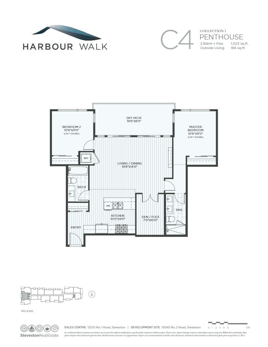 Harbour Walk - C4 Floor Plan, Richmond BC | Livabl