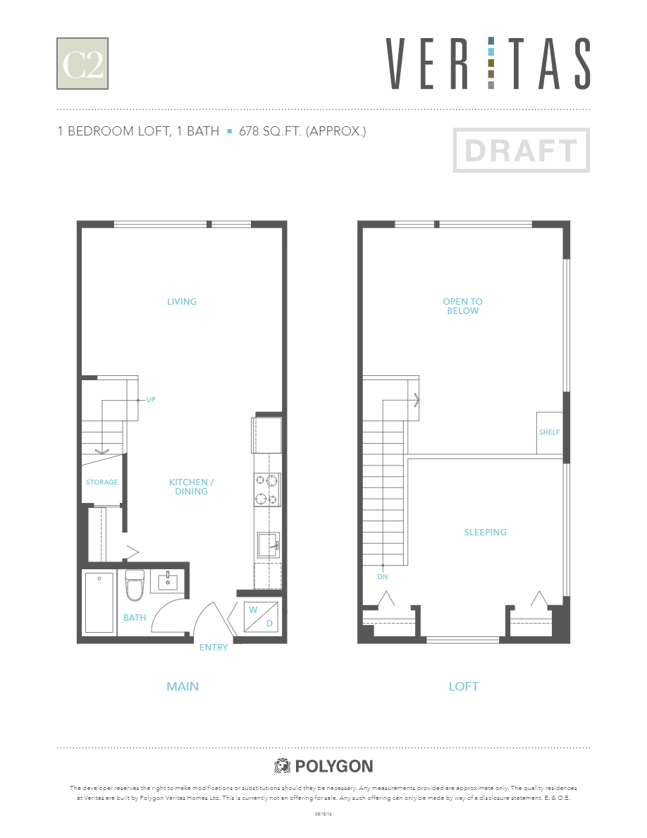 Veritas - C2 Floor Plan, Burnaby BC | Livabl
