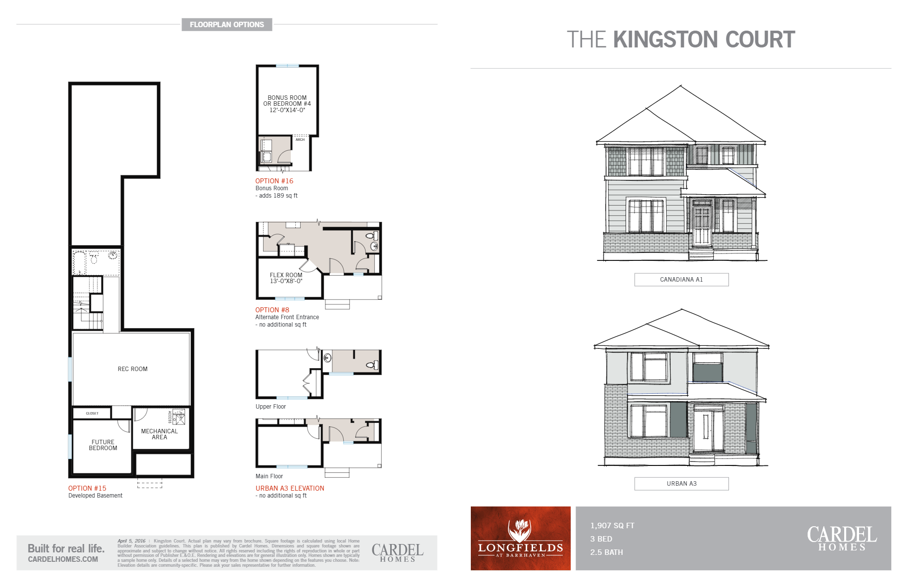 Longfields at Barrhaven - Kingston Court Floor Plan, Ottawa ON | Livabl