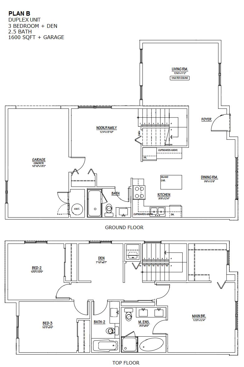 Alderson Homes - Plan B Floor Plan, Coquitlam BC | Livabl